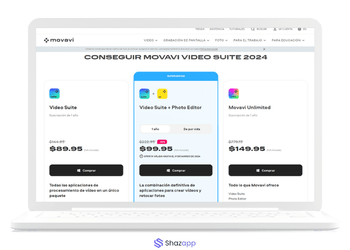 Movavi Video Suite características, opiniones y mas - Shazapp